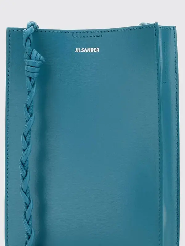 JIL SANDER Tangle Calf Leather Shoulder Bag By - Blue