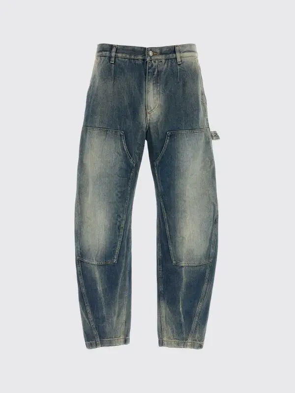 Dolce & Gabbana Cotton Denim Baggy Jeans