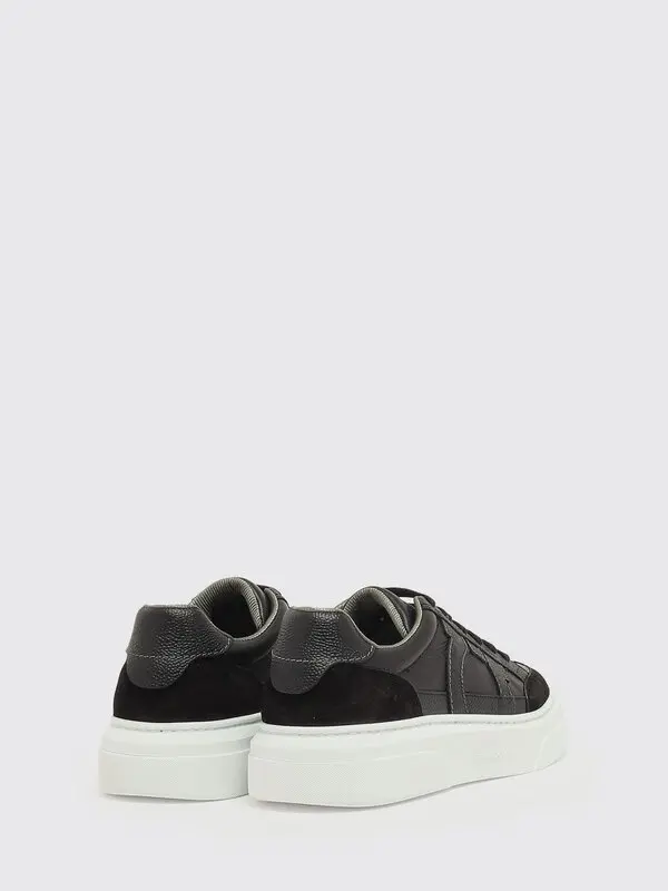 FERRAGAMO Grained Leather Sneakers