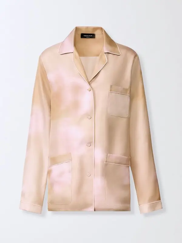 Fabiana Filippi Printed Silk Shirt