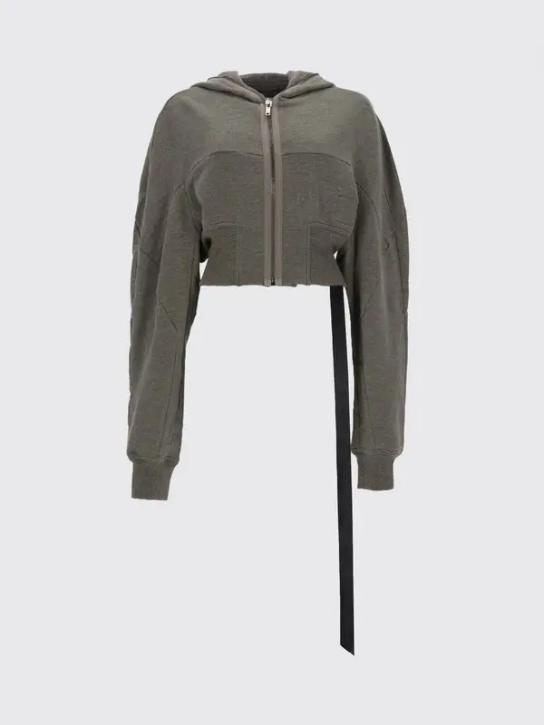 Rick Owens Cotton Crop Sweatshirt