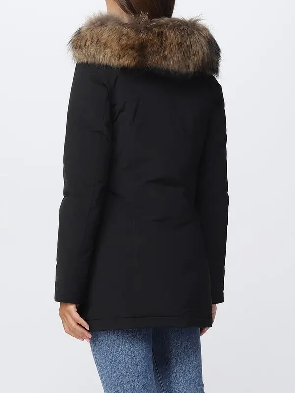 Woolrich Parka With Fur Trimmed Hood