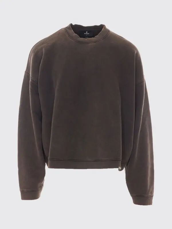 REPRESENT Cotton Crewneck Sweatshirt With Applied Logo