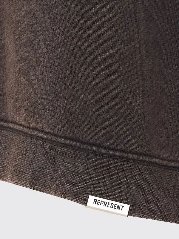 REPRESENT Cotton Crewneck Sweatshirt With Applied Logo