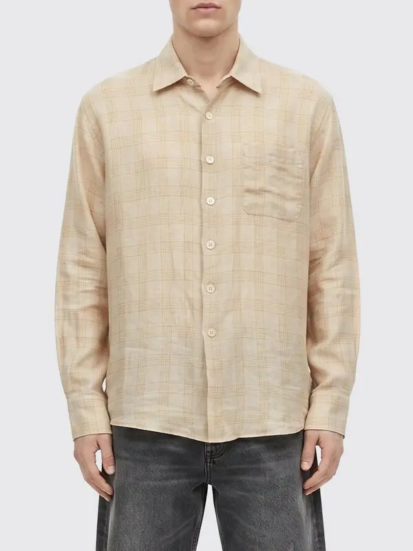 Our Legacy Casual Check Linen Shirt