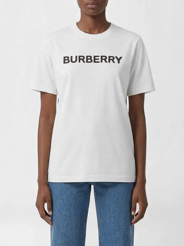 Burberry Cotton T-shirts With Logo