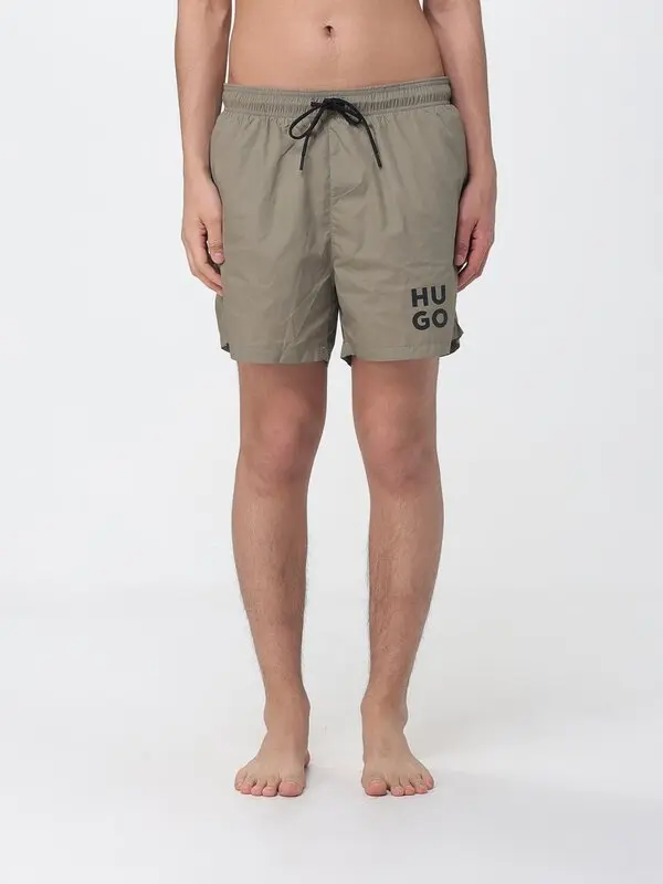 Hugo Boxer-style Swim Trunks - Green