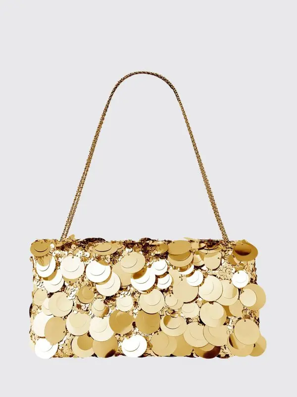 Rabanne Sparkle Baguette Sequin Embroidered Fabric Bag