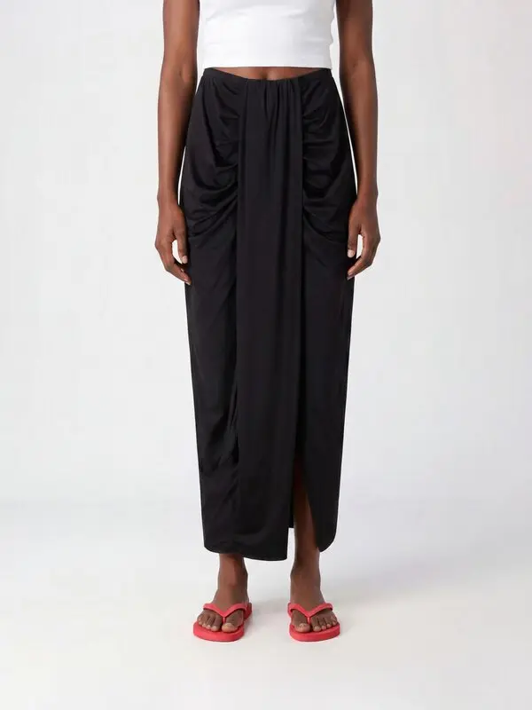 IV.AM Midi Skirt In Jersey - Black 1