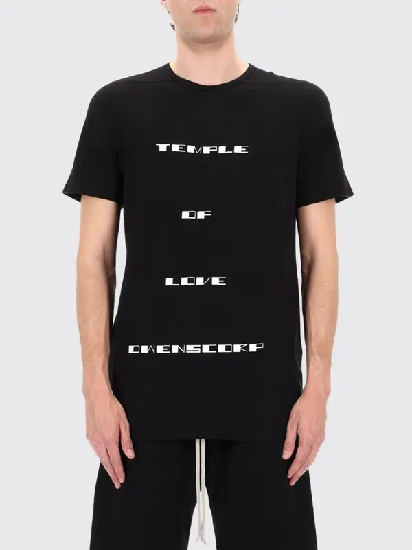 Rick Owens Slogan Cotton T-shirt