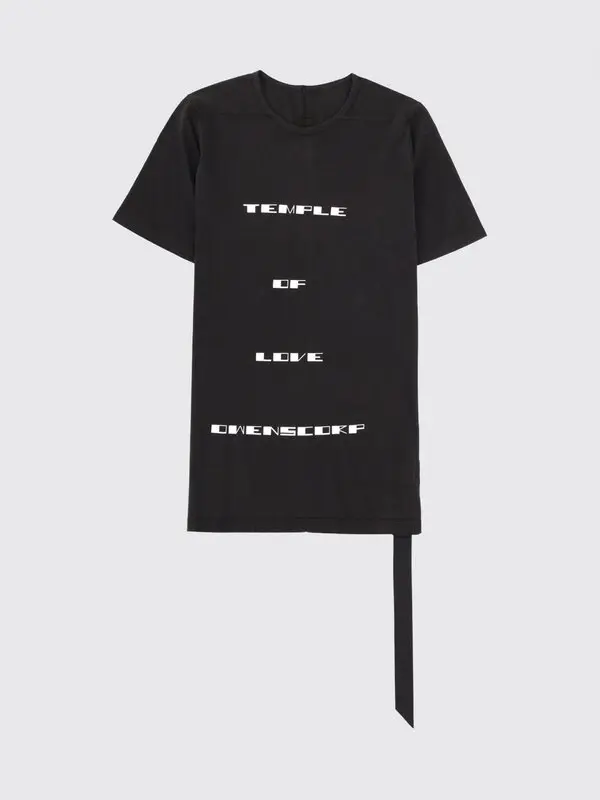 Rick Owens Slogan Cotton T-shirt