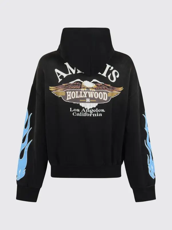 Amiri Cotton Hoodie With Logo Print