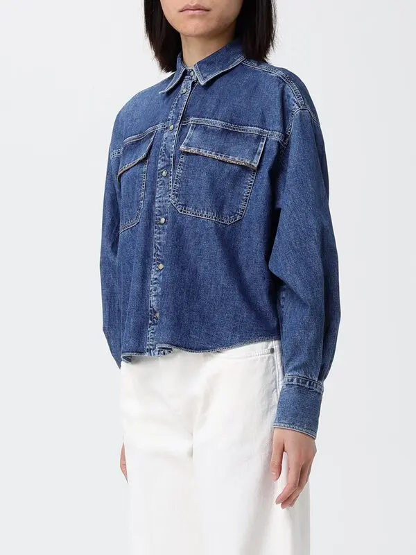 Brunello Cucinelli Cotton Denim Shirt