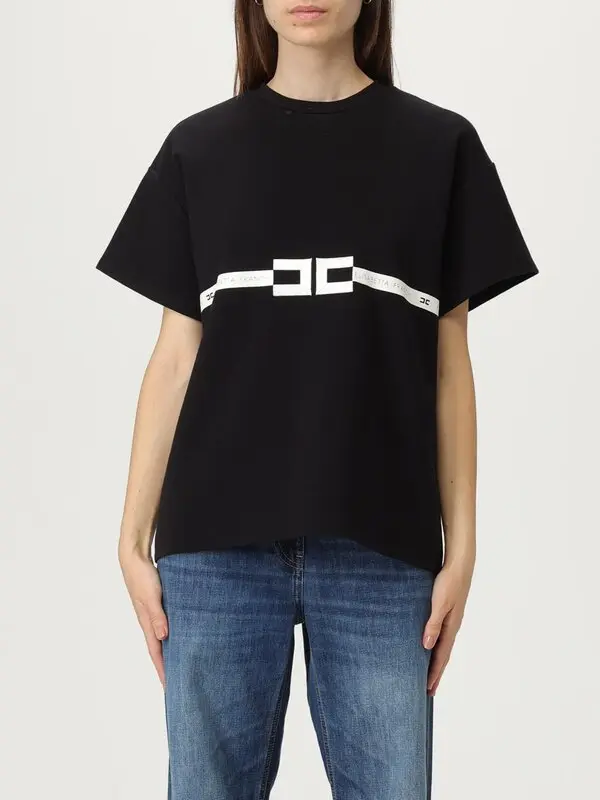 Elisabetta Franchi T-shirt Colour - Black
