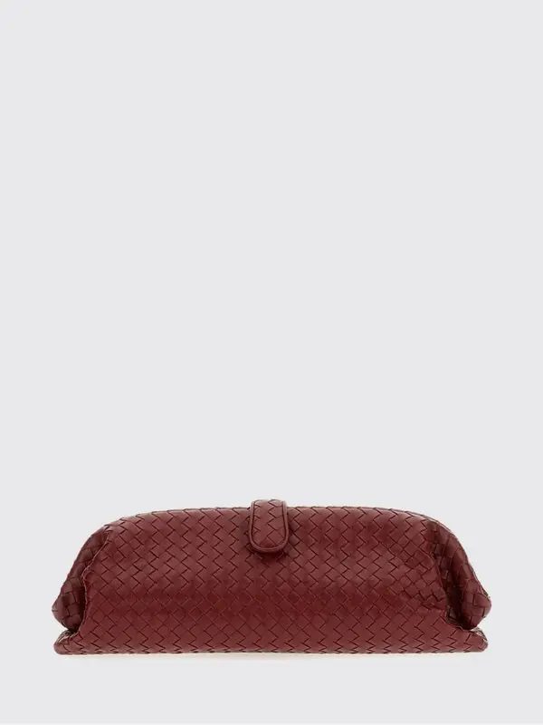 Bottega Veneta Lauren 1979 Clutch In Woven Leather - Red