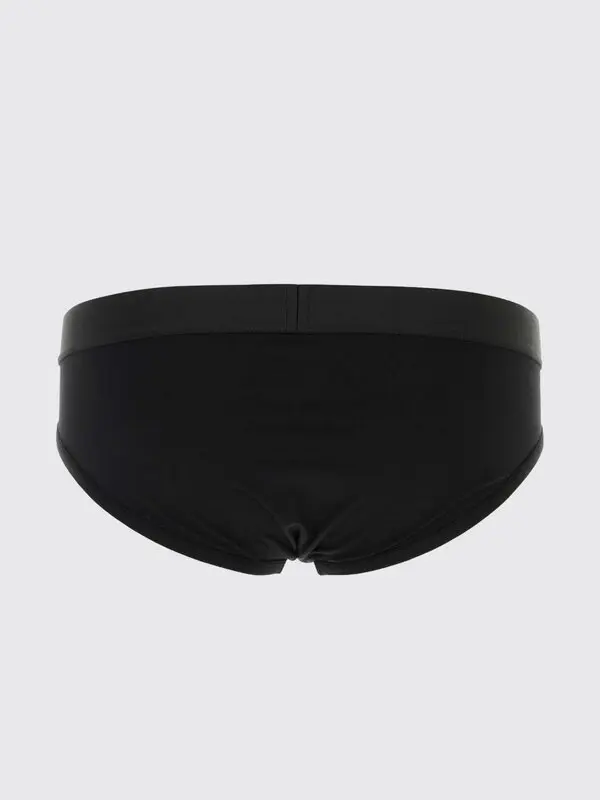 Dsquared2 Stretch Cotton Jersey Briefs - Black