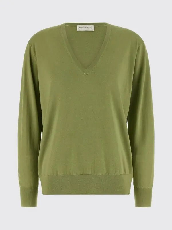 Dries Van Noten Basic V-neck Merino Wool Sweater