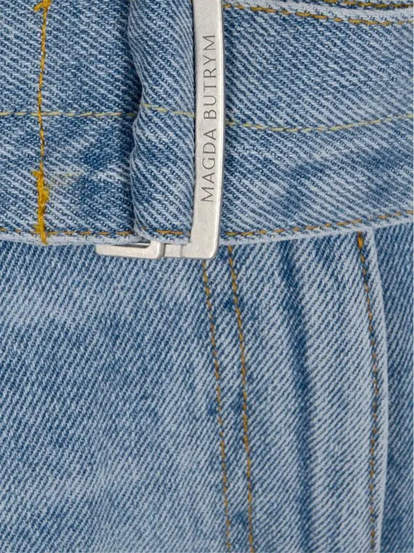 Magda Butrym Denim Wide Leg Jeans