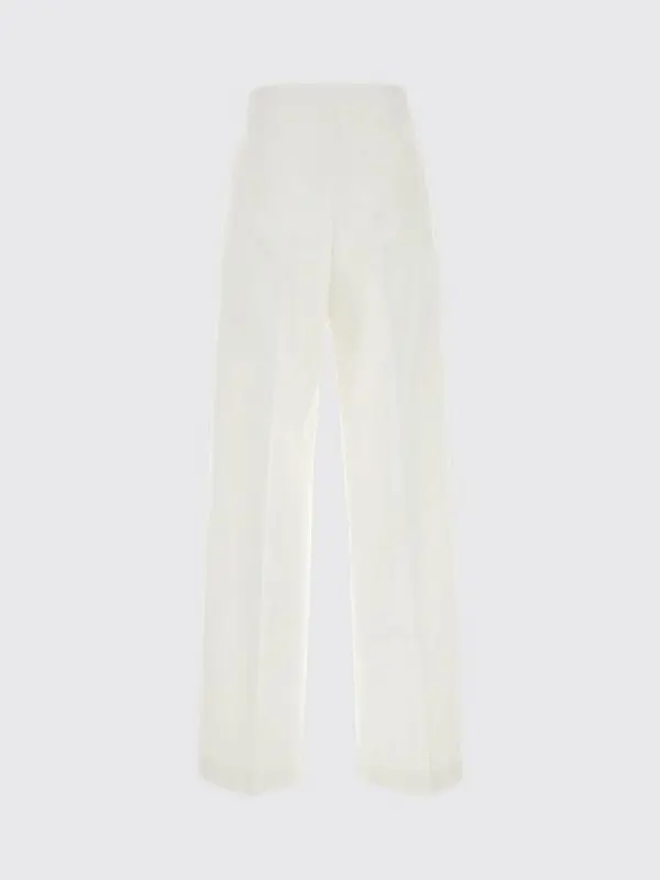 JIL SANDER Cotton And Silk Straight Trousers