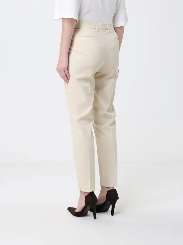 PT TORINO Gabardine Cropped Trousers - Grey