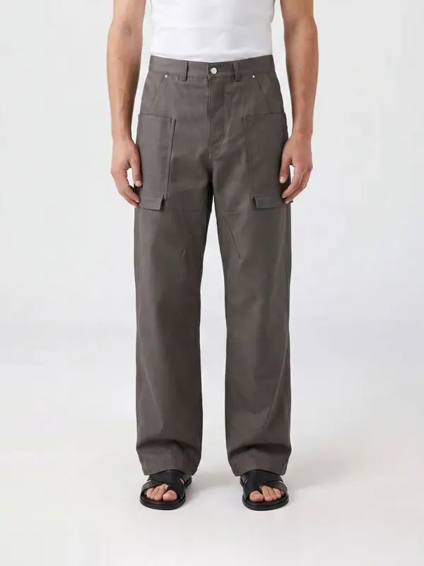 Rick Owens Wide-leg Cotton Twill Cargo Pants