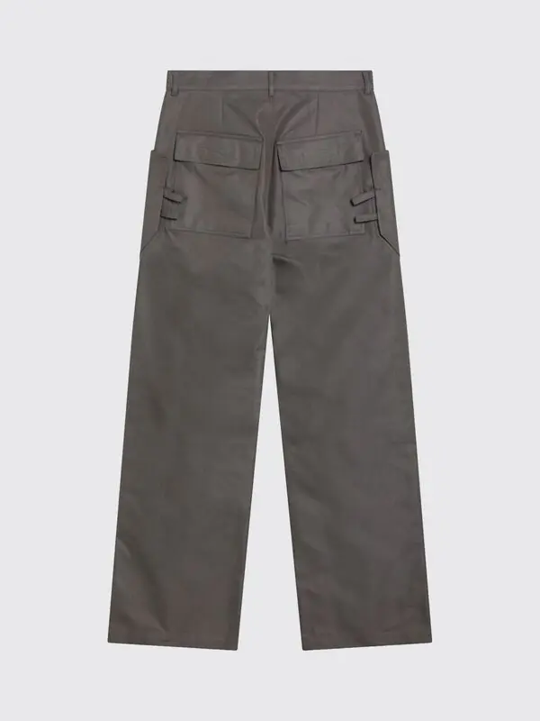 Rick Owens Wide-leg Cotton Twill Cargo Pants