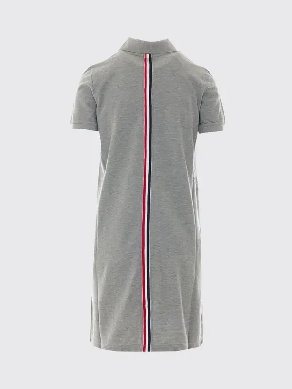Thom Browne 4-bar Detail Cotton Mini Polo Dress