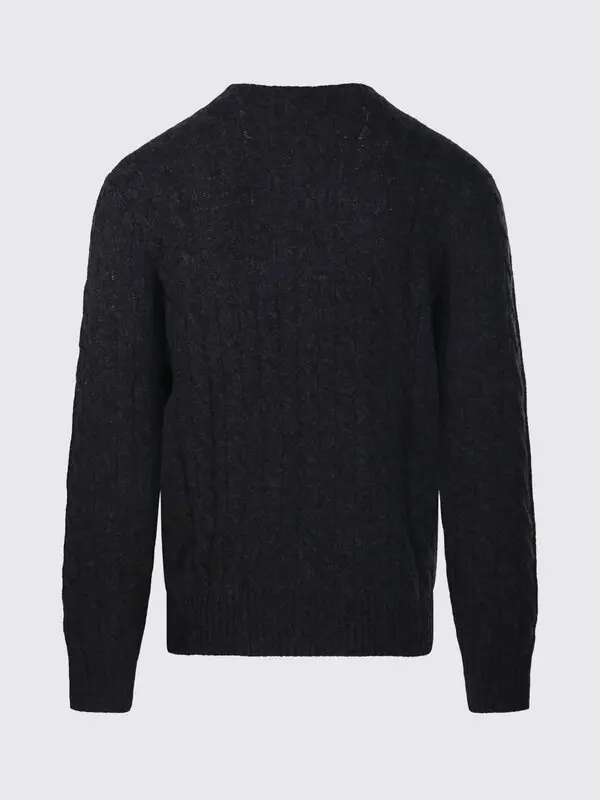 Polo Ralph Lauren Wool And Cashmere Crewneck Sweater With Embroidered Pony - Grey 1