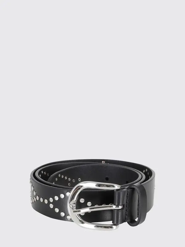 Isabel Marant Étoile Studded Leather Belt - Black