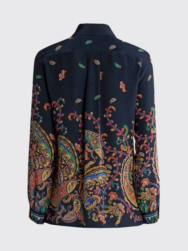 Etro Paisley Print Silk Shirt