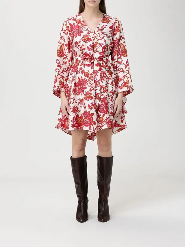 Etro Silk Paisley Motif Mini Dress