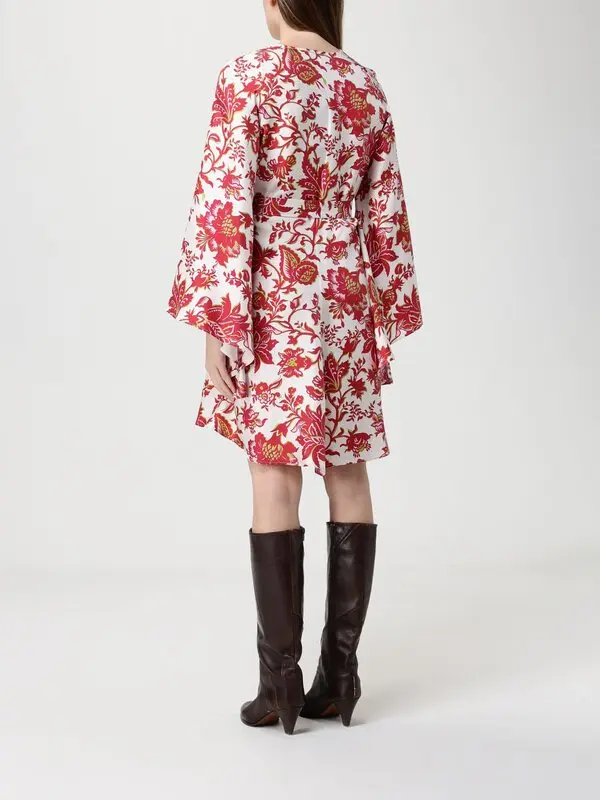 Etro Silk Paisley Motif Mini Dress