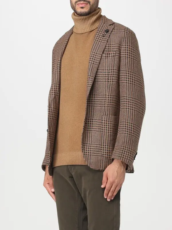 LARDINI Plaid Blazer