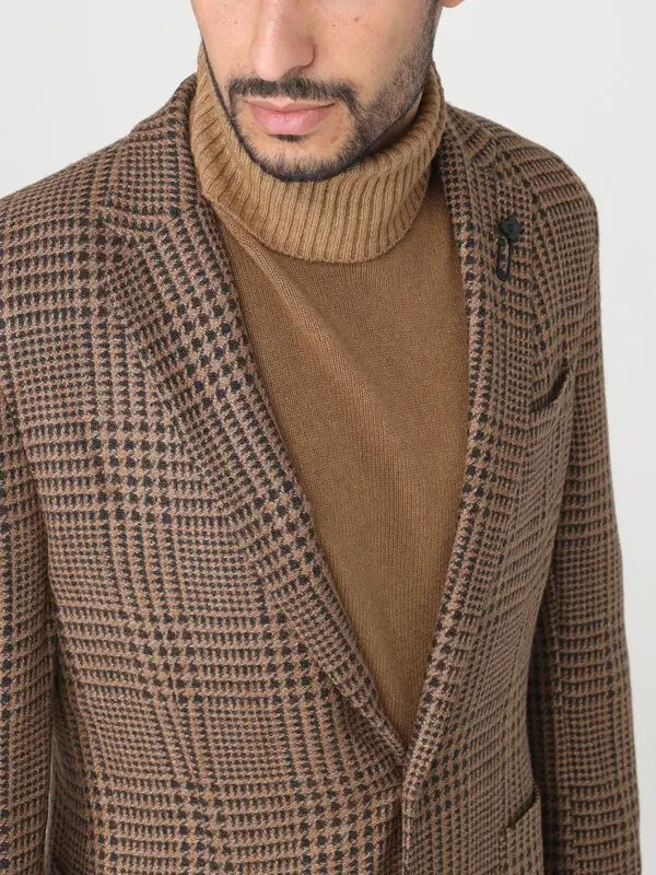 LARDINI Plaid Blazer
