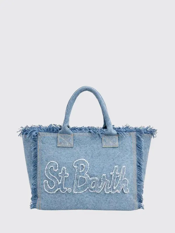 MC2 SAINT BARTH Denim Tote Bag - Blue