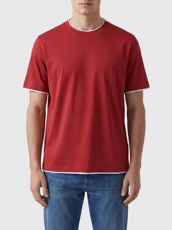 Brunello Cucinelli T-shirt Colour - Cherry