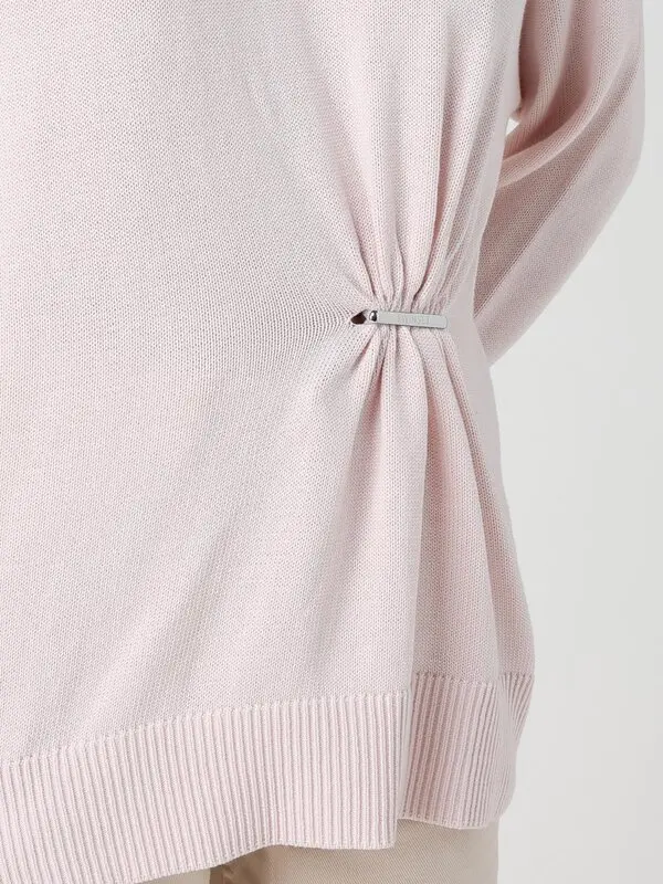 TWINSET Cotton Jumper With Metallic Detail