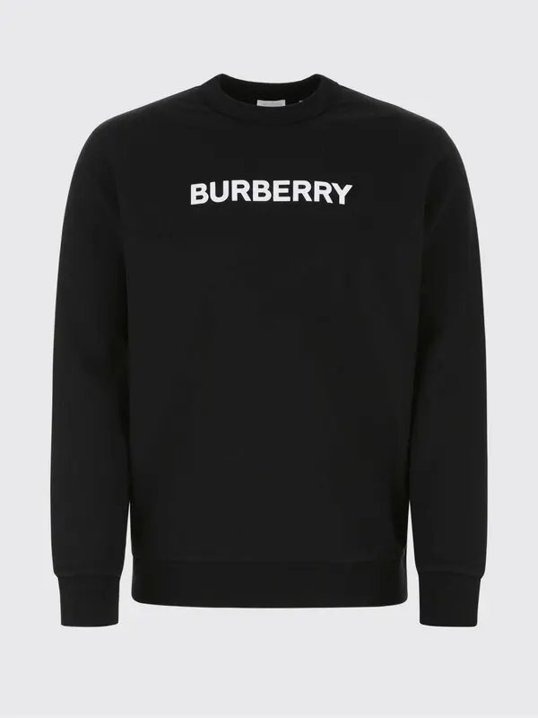 Burberry Cotton Crew-neck Sweatshirt With Logo