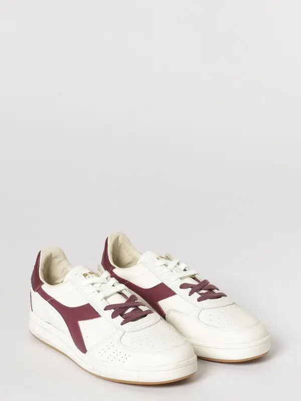 DIADORA B.elite Dominio Grained Leather Sneakers - Violet