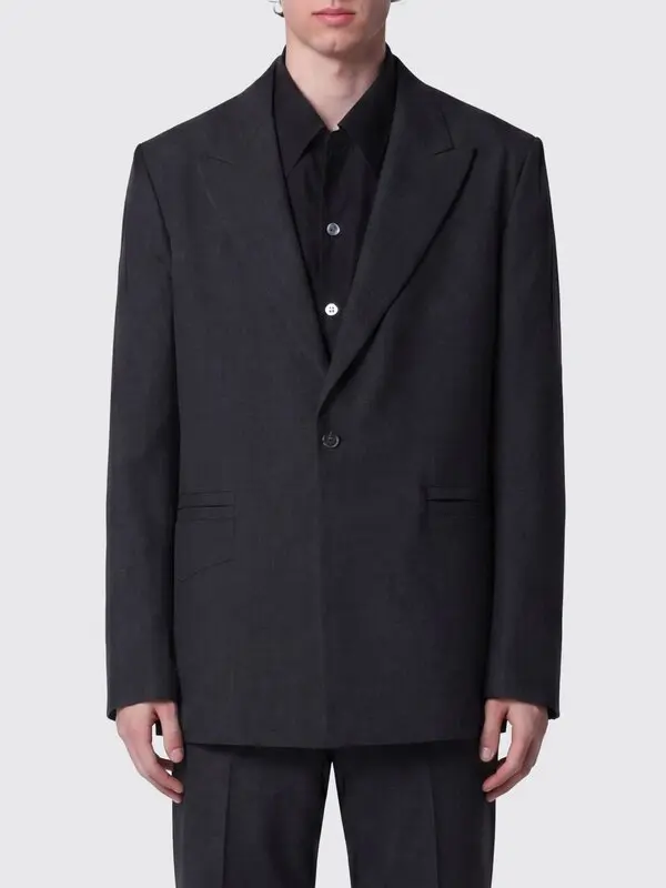 NAMACHEKO Single-breasted Peak Lapel Blazer In Pure Wool