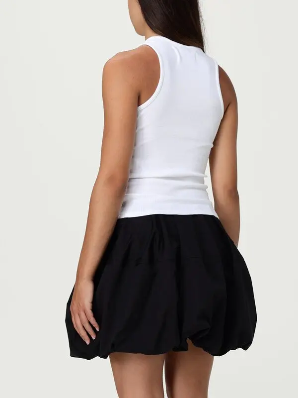 VIVIENNE WESTWOOD Cotton Ribbed Tank Top - White