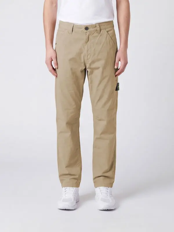 Stone Island Ripstop Organic Cotton Chino Trousers