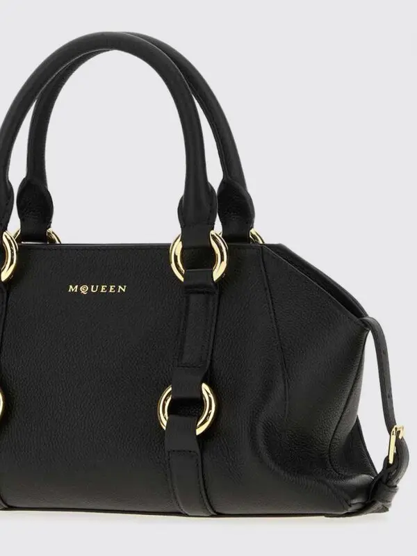Alexander McQueen Farringdon Leather Bag - Black