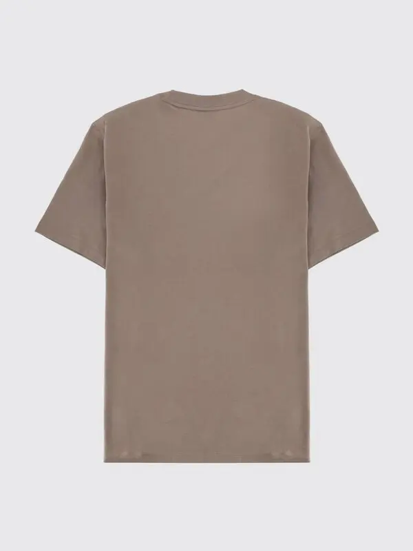 Hugo Cotton T-shirt With Logo - Brown