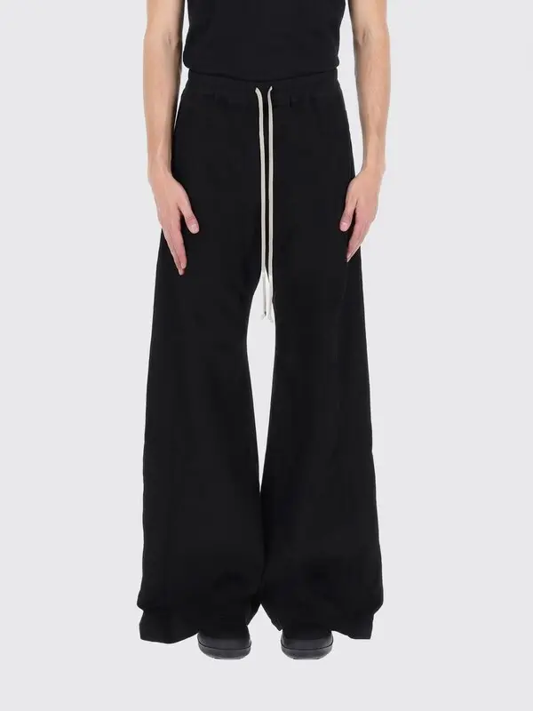 Rick Owens Cotton Wide Leg Trousers