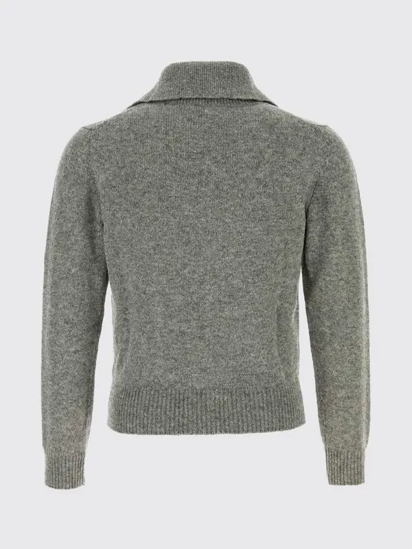 JIL SANDER Wool Blend Cardigan - Grey