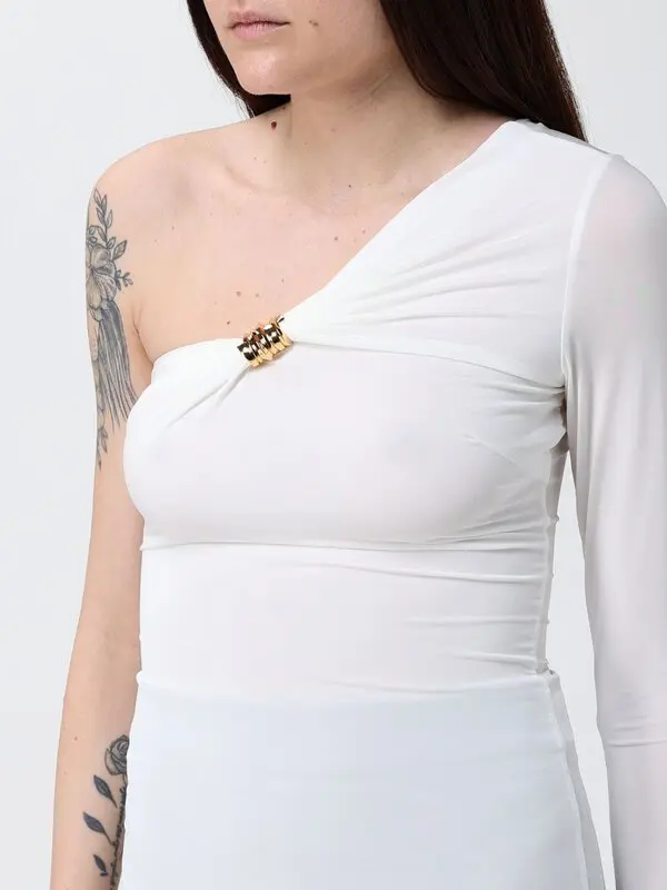 Elisabetta Franchi One-shoulder Top In Jersey