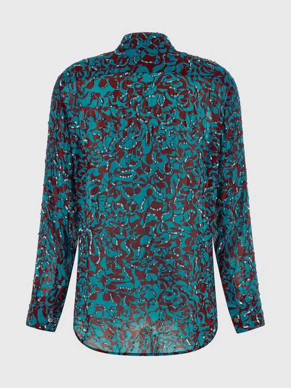 Dries Van Noten Viscose Shirt With Sequins