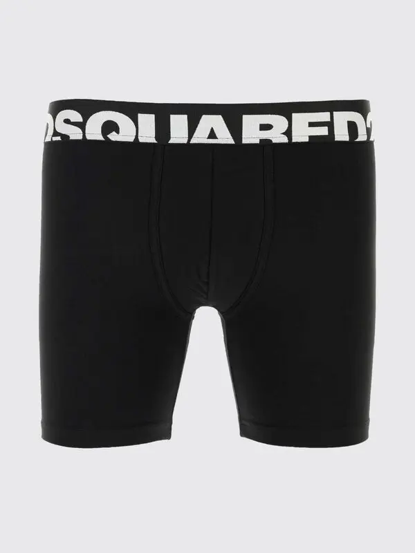 Dsquared2 Stretch Cotton Boxers - Black