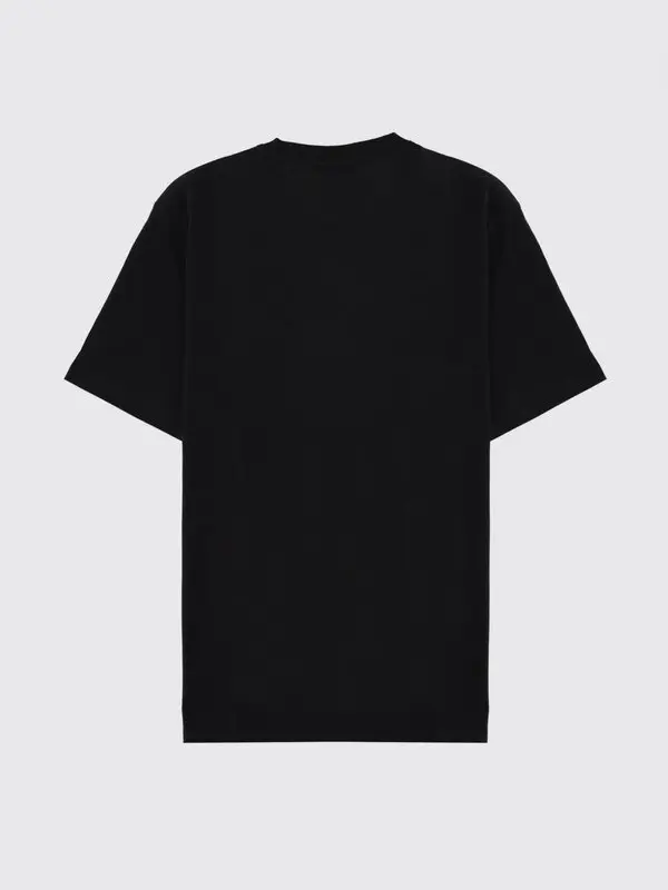 Hugo Cotton T-shirt With Tonal Logo - Black